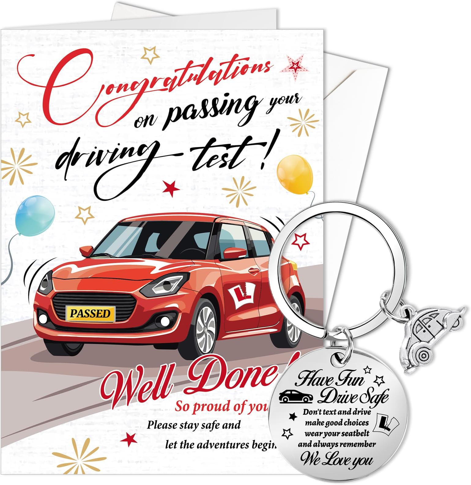 Twizler Passed Driving Test Card - Colourful Passed Driving Test Card ...