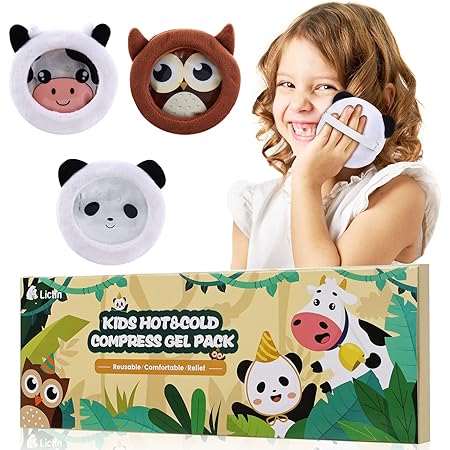 Amazon.com: FOMI Premium Kids Hot Cold Ice Packs | 3 Pack | Soft ...