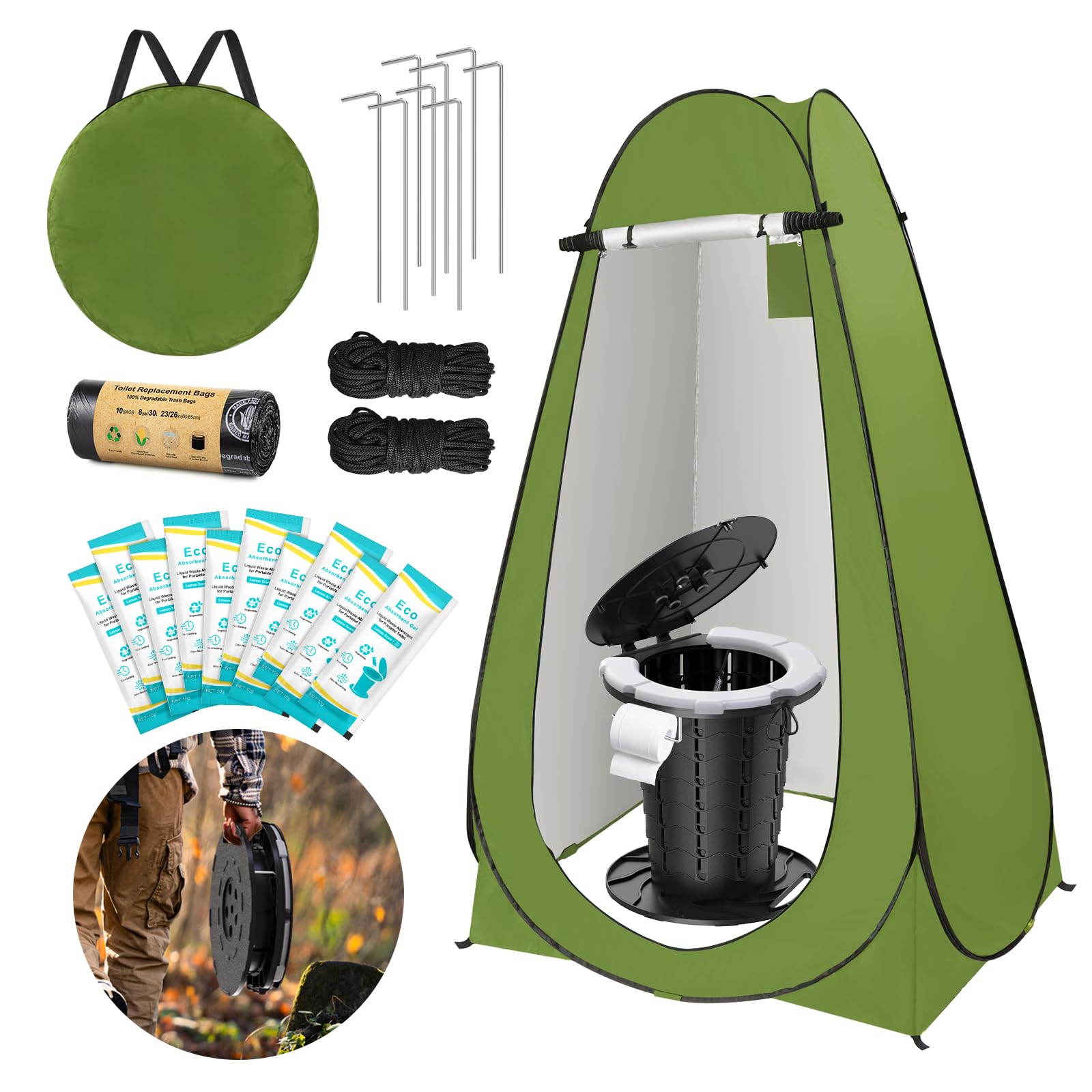 Retractable Eco Absorbent Gel Kit Adults Emergency BLIKA Retractable ...