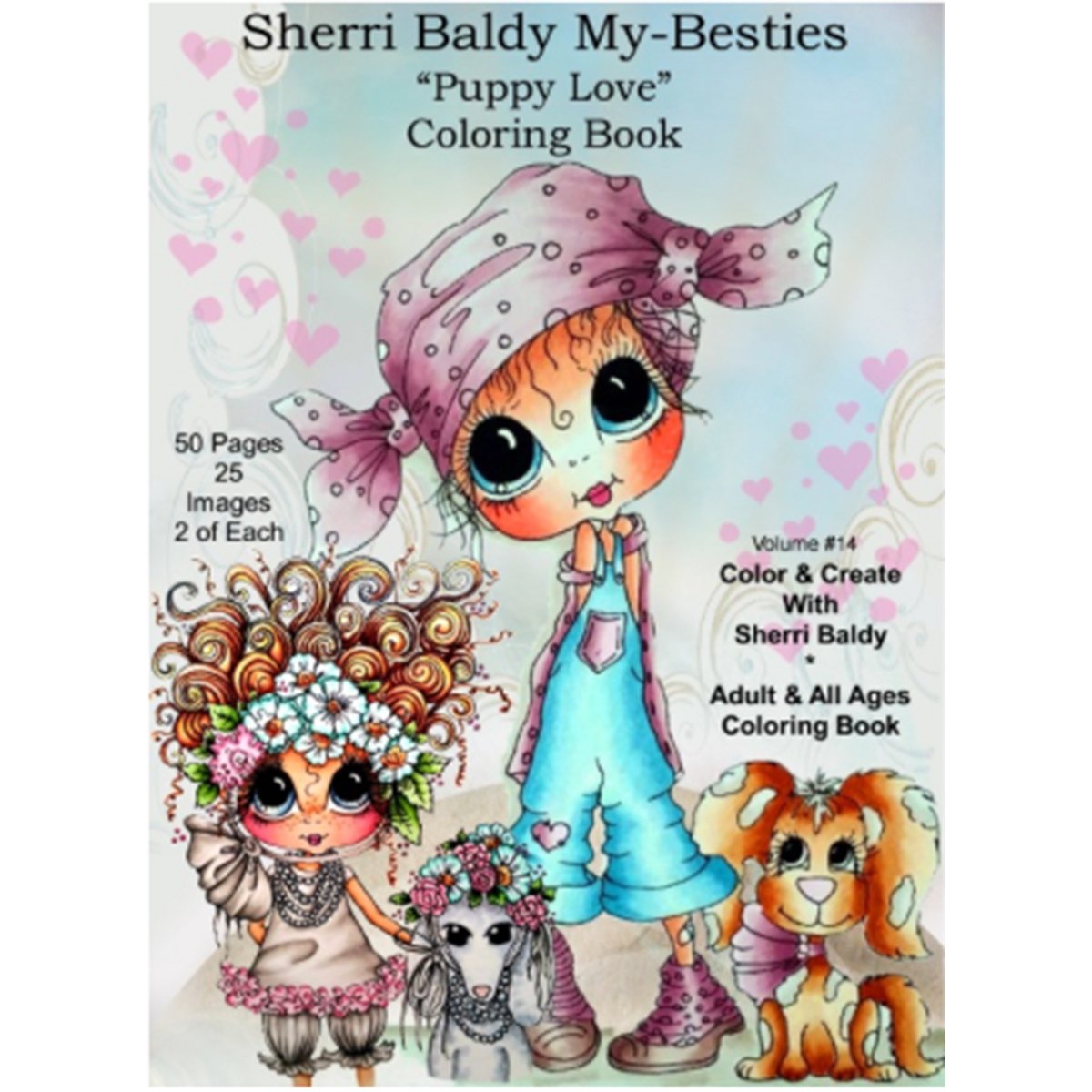 Amazon.com: Sherri Baldy My Besties TM Puppy Love Coloring Book ...