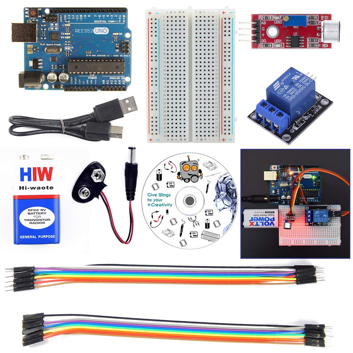 REES52 Projects Turn On/Off The 5v Relay Module Using Sound Sensor ...