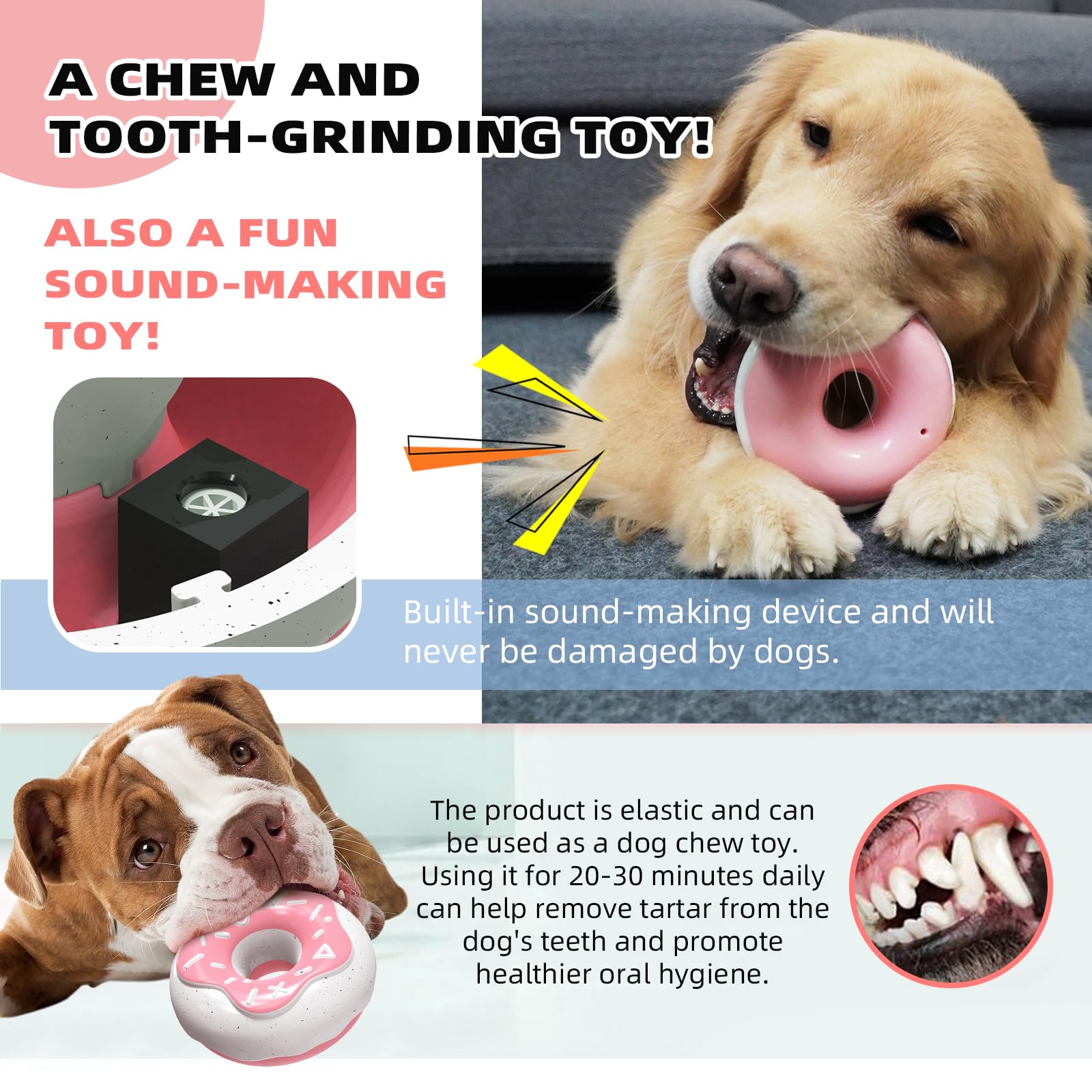 Snapklik.com : Dog Chew Toys For Aggressive Chewers, Indestructible ...