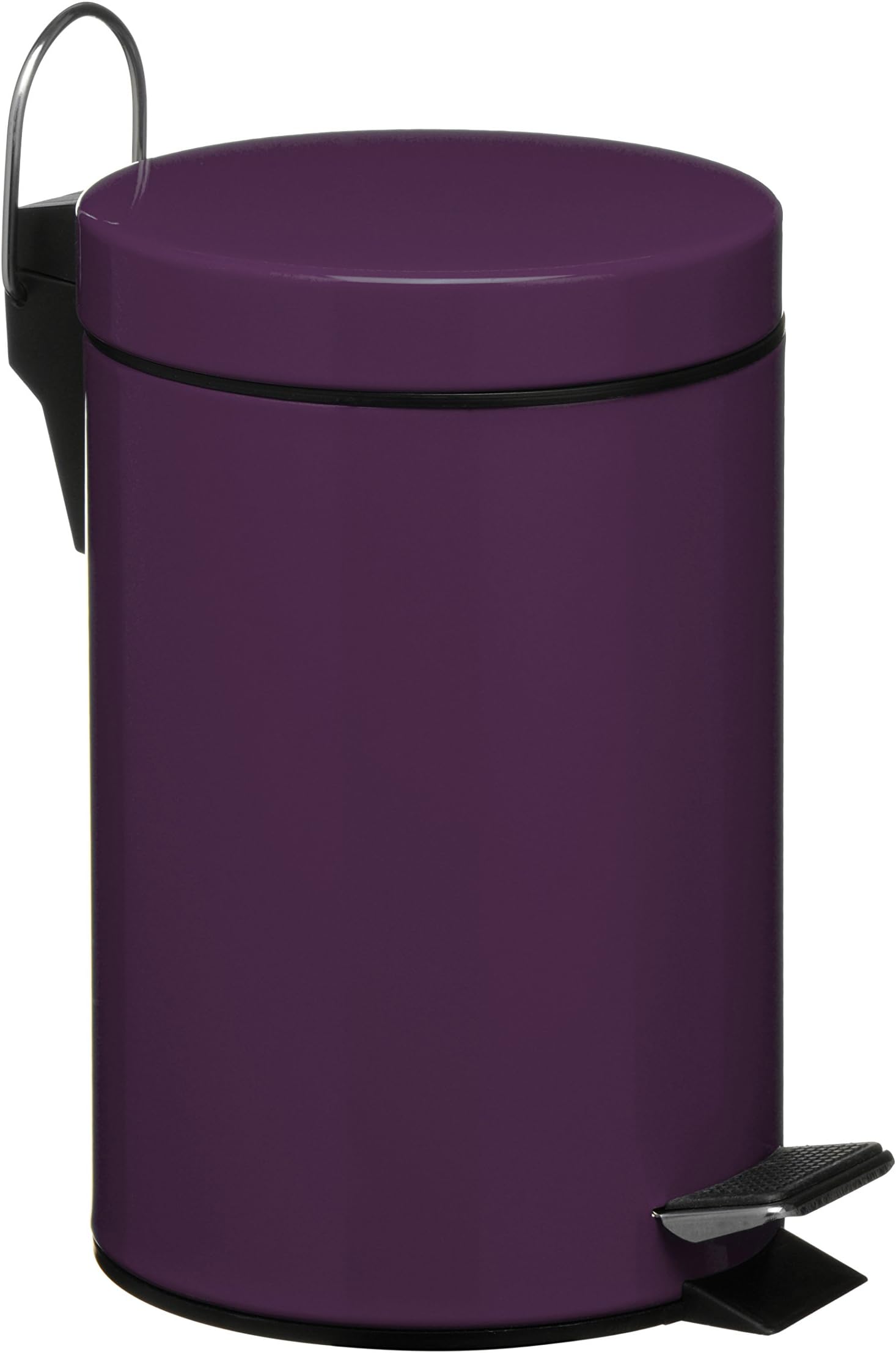 Premier Housewares Purple Kitchen Bin Recycling And Waste Bathroom Bin ...