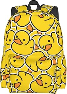 Amazon.com: Jbofyee Cute Rubber Ducky Laptop Backpack For Men Women ...