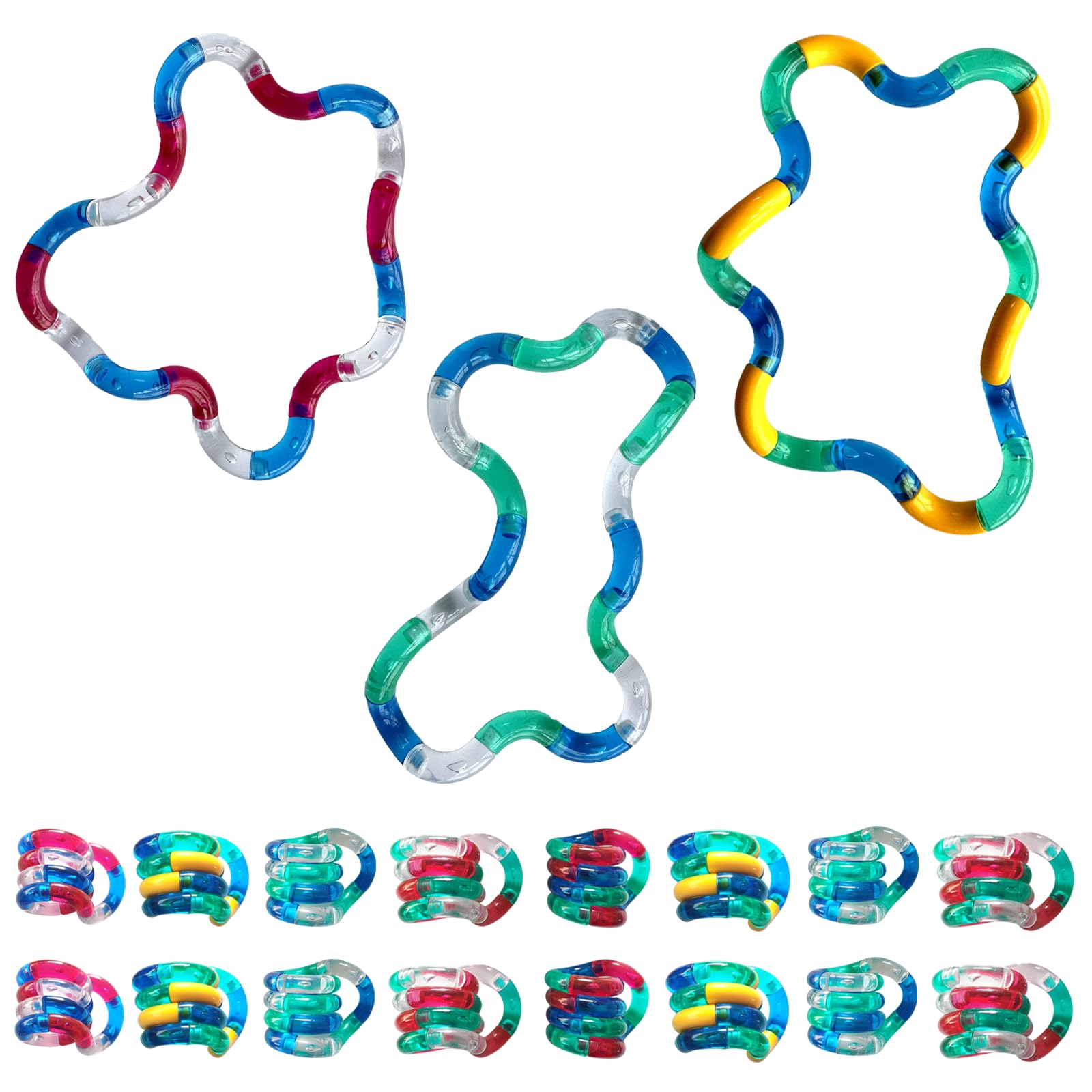 Amazon.com: 16 PCS Fidget Toy for Unique Experience, Anti-Anxiety ...