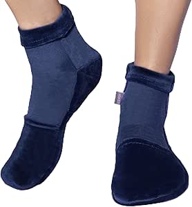 ICEHOF Cooling Socks with 4 Ice Packs - Soft Fabric / 1 Pair with ...