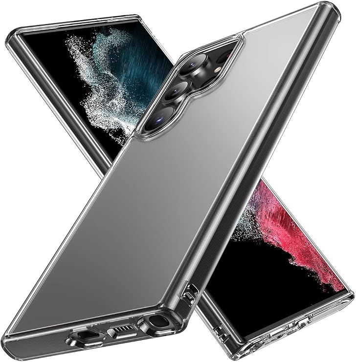 UGREEN Funda para Galaxy S23 Ultra (6.8'') Transparente, Cero Huellas ...