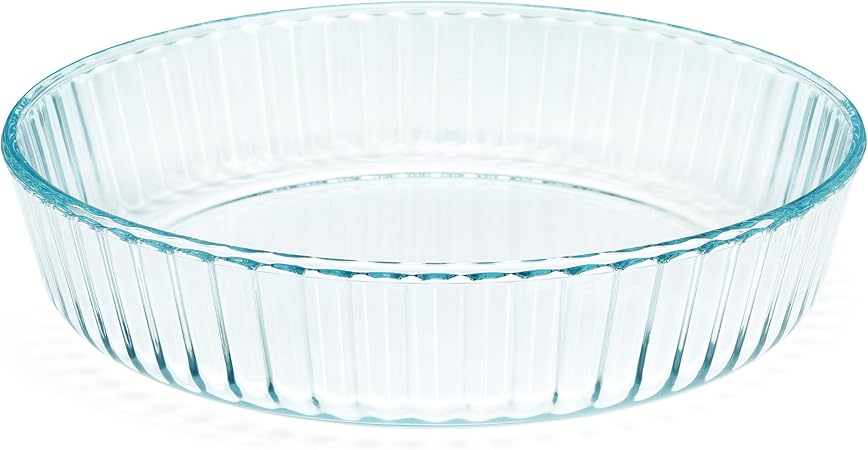 Amazon.com: ropto Glass Deep Pie Dish: Home & Kitchen