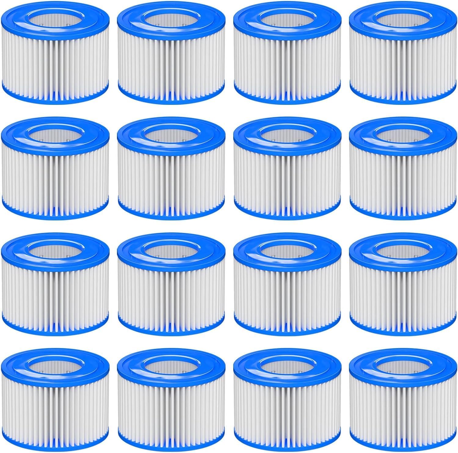 Filter VI für Pool, 8 Stück Filterkartuschen VI für Bestway Miami ...