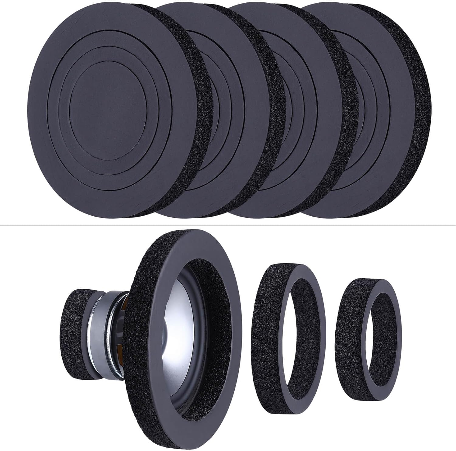 Amazon.com: 6.5" Foam Speaker Enhancer, 4PCS Self Adhesive Car Door ...