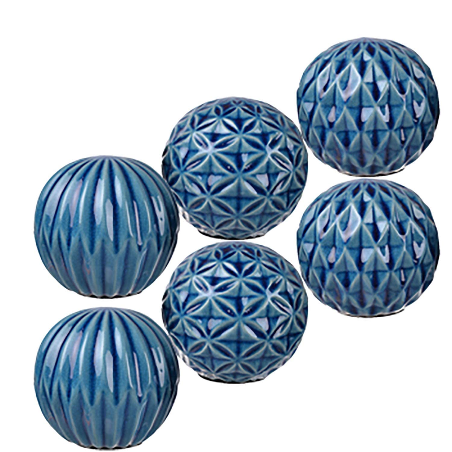 Amazon.com: A&B Home Decorative Orbs - Table Centerpieces Set of 6 ...