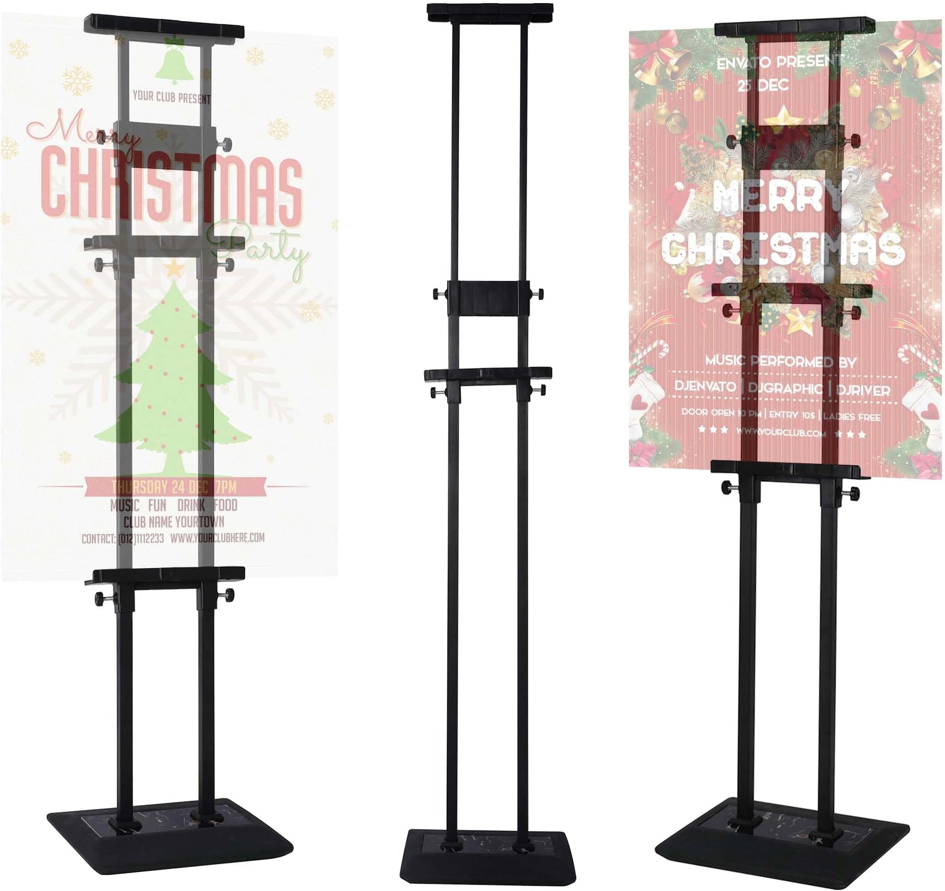 jxgzyy Double Side Poster Stand Heavy Duty Display Poster Holder KT ...