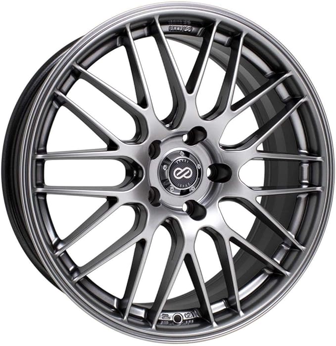 Amazon.com: 18x8 Enkei EKM3 (Hyper Silver) Wheels/Rims 5x120 (442-880 ...