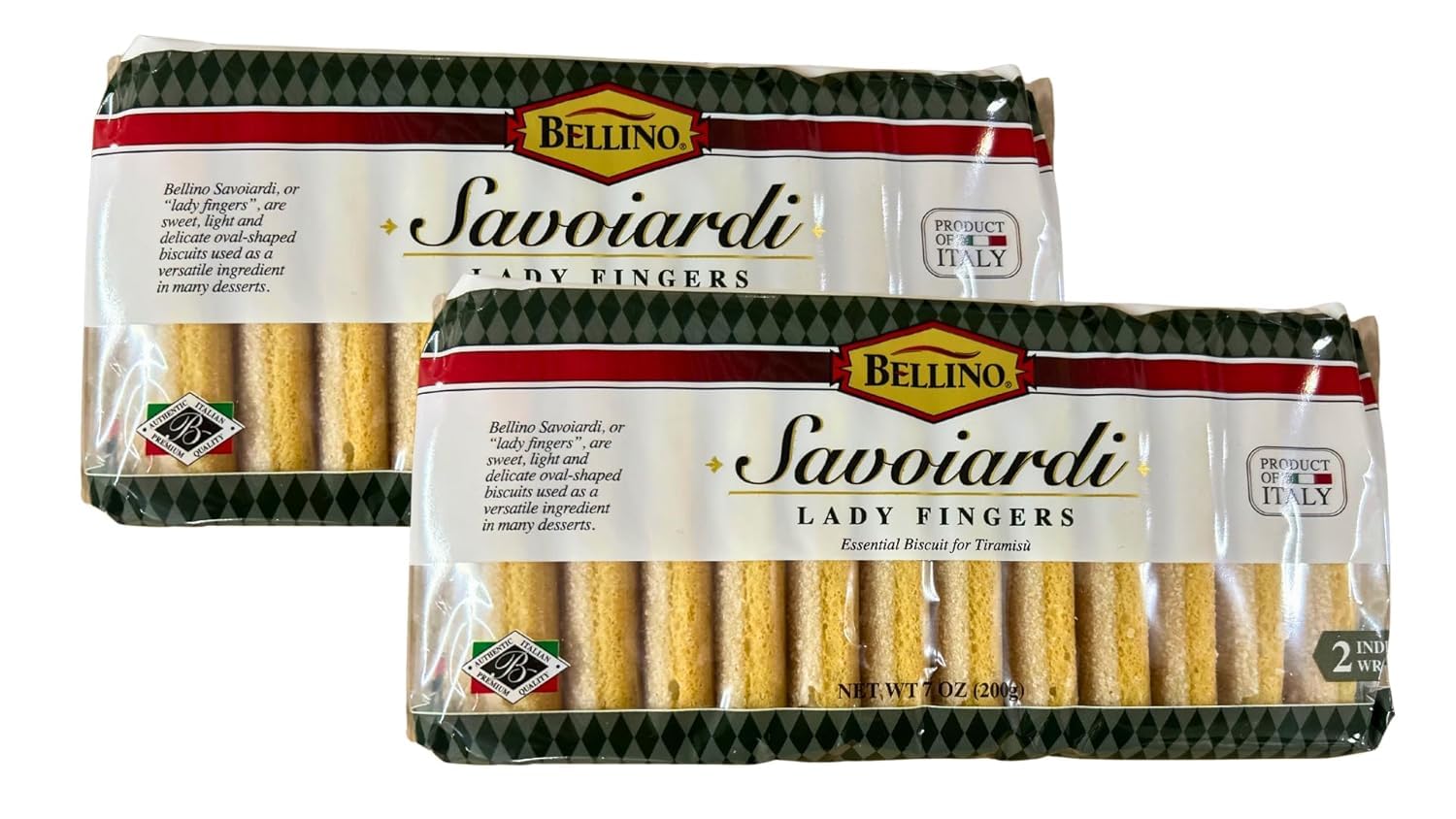 Amazon.com: Bellino Savoiardi Lady Fingers for Tiramisu Italian ...