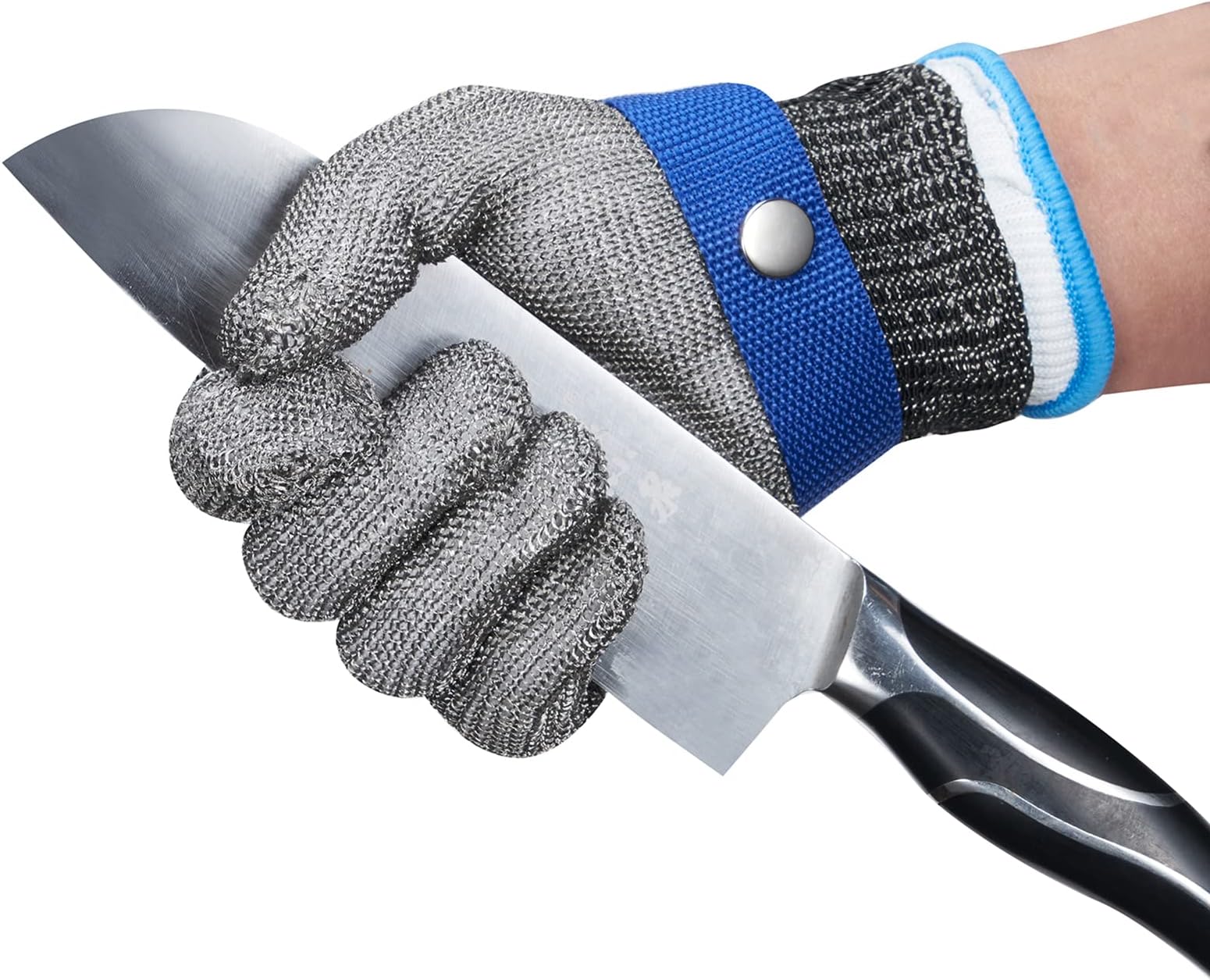 ThreeH Guantes resistentes al corte de acero inoxidable 316L Guantes de ...