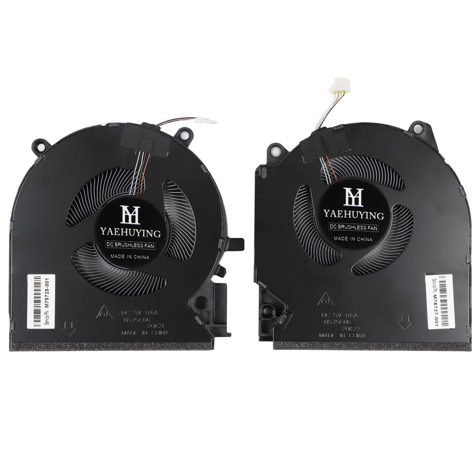 Amazon.com: Replacement New CPU + GPU Cooling Fan for HP Victus RTX3060 ...