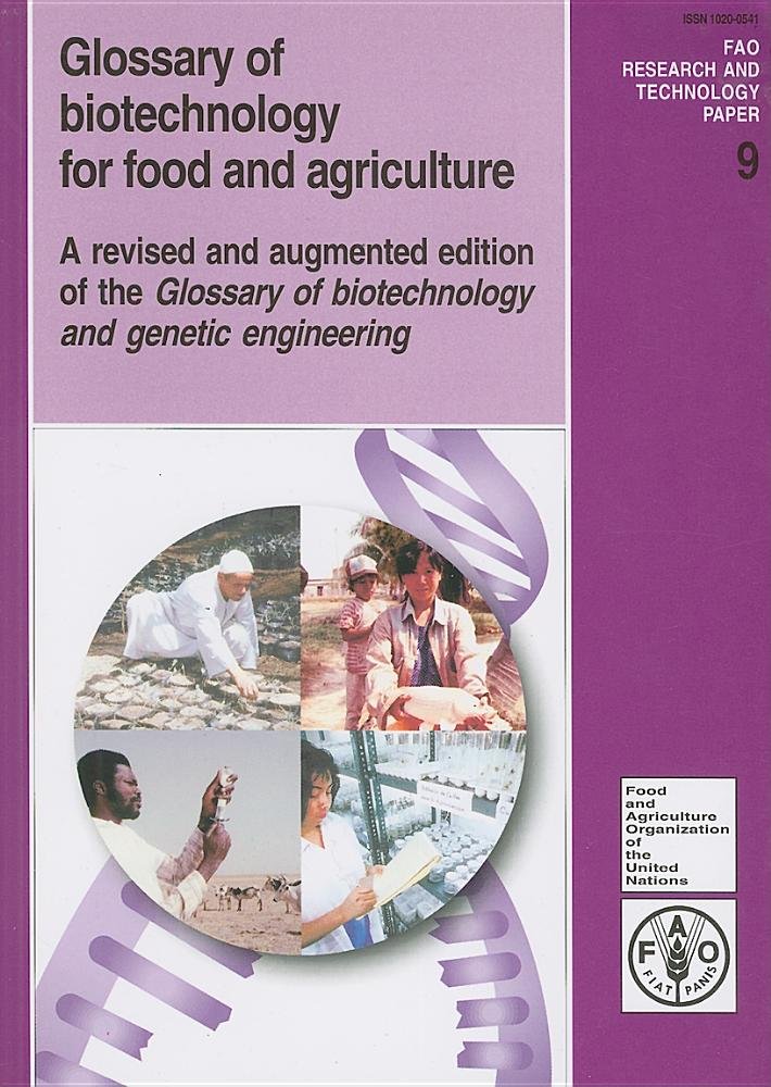 Glossary of Biotechnology for Food and Agriculture (FAO Research and ...