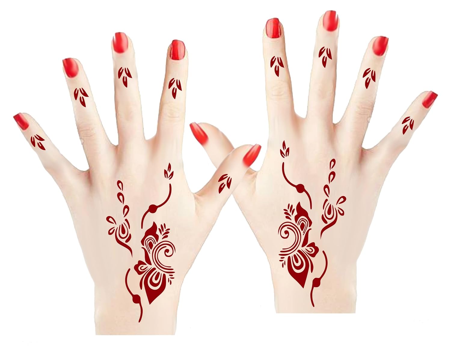 Buy Kachi Pencil Heena Mehandi Stencil | Mehandi Temporary Tatto for ...