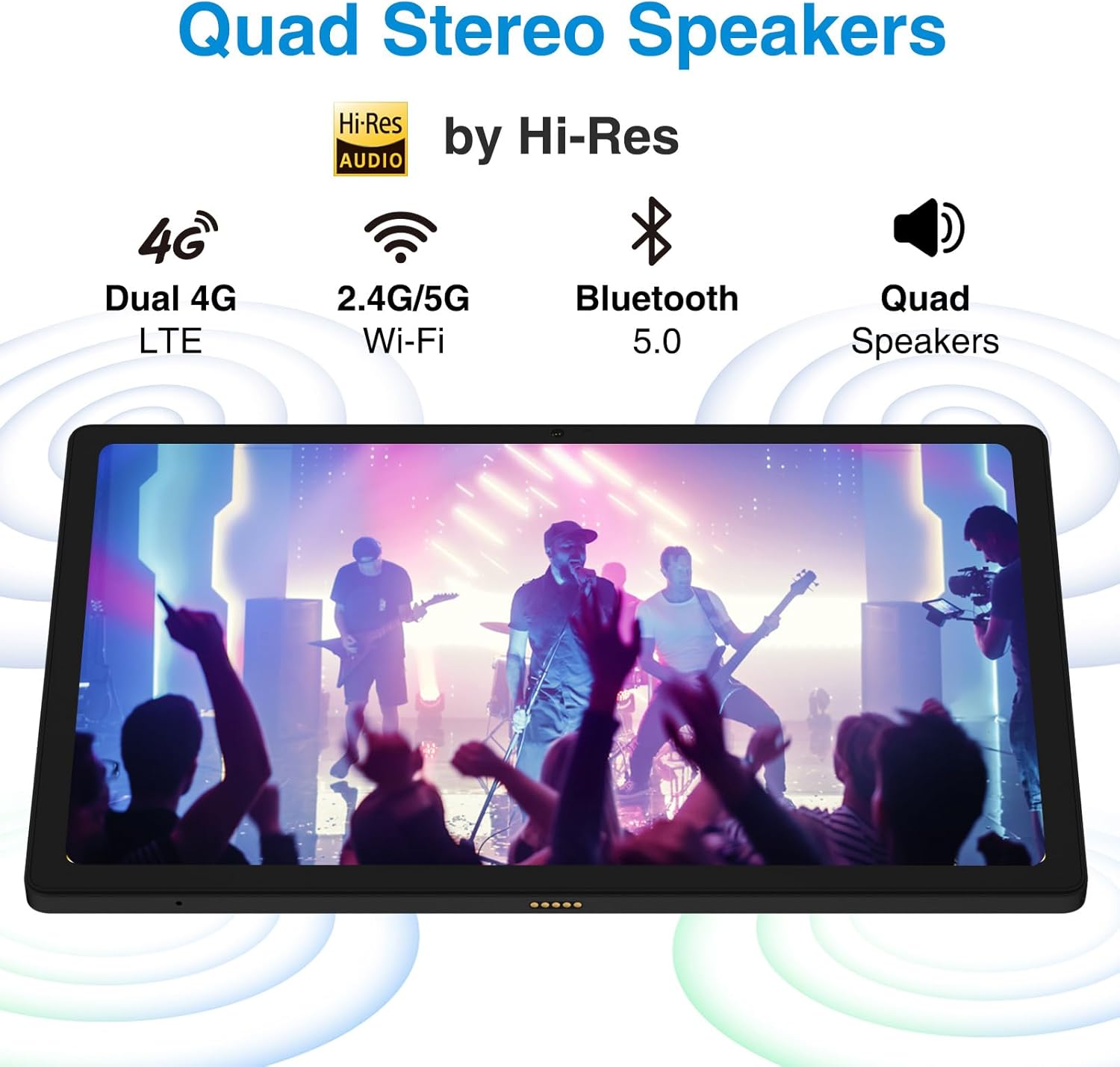 DOOGEE Tableta Android T10 Plus, pantalla 2K de 10.51 pulgadas, tableta ...