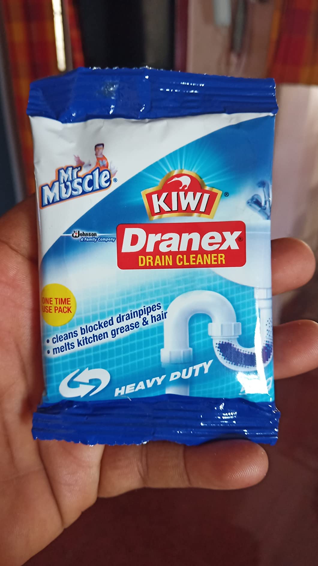 KIWI Mr. Muscle Dranex Drain Cleaner 50 g Pouch (Pack of 4) : Amazon.in ...