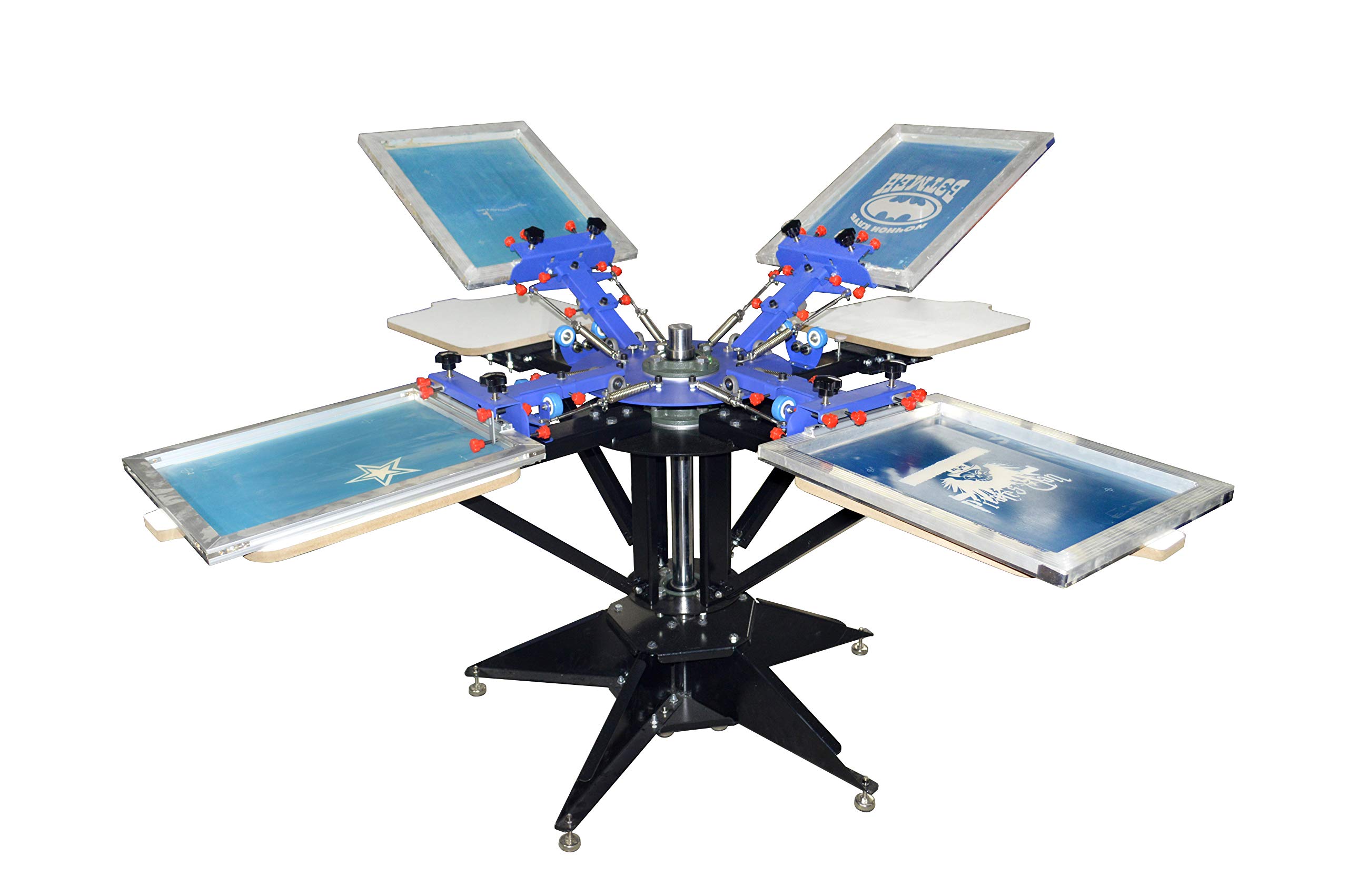 INTBUYING Color Station Screen Printing Press T-Shirt Printing Machine ...
