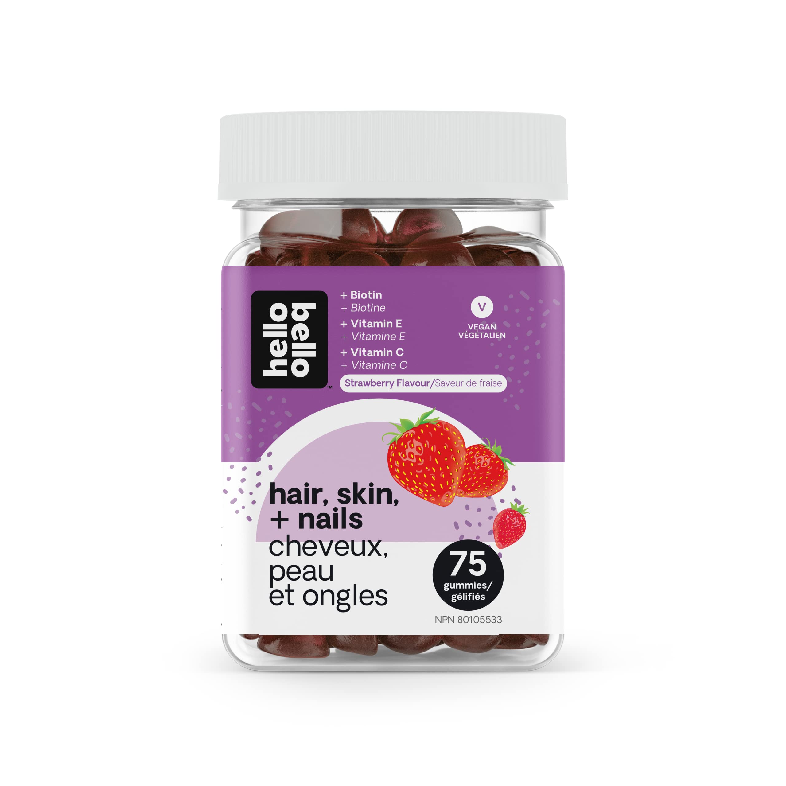 Buy Hello Bello Hair, Skin & Nails s I Vegan and nonGMO Natural ...
