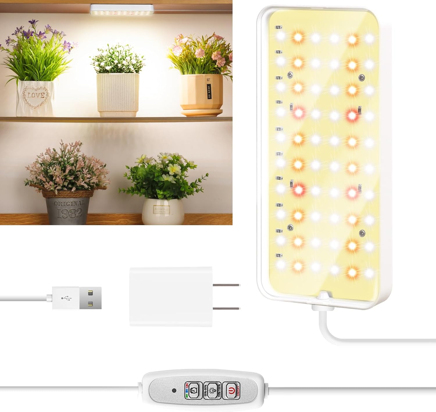 Amazon.com : FOXGARDEN Grow Light,Ceiling Plant Grow Light for Indoor ...
