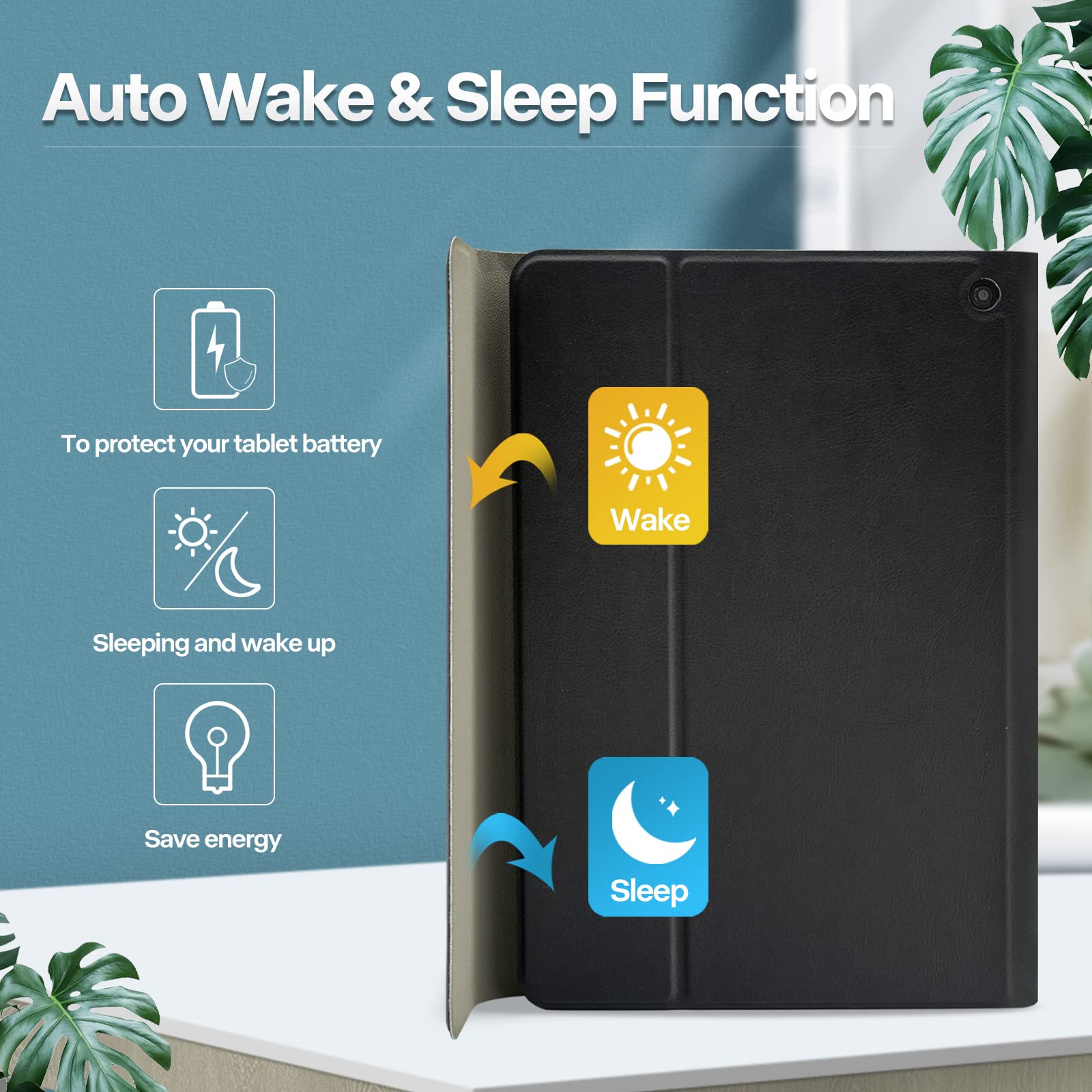 Fire HD 10 Keyboard Case Compatible for Amazon Kindle Fire HD 10/Fire ...