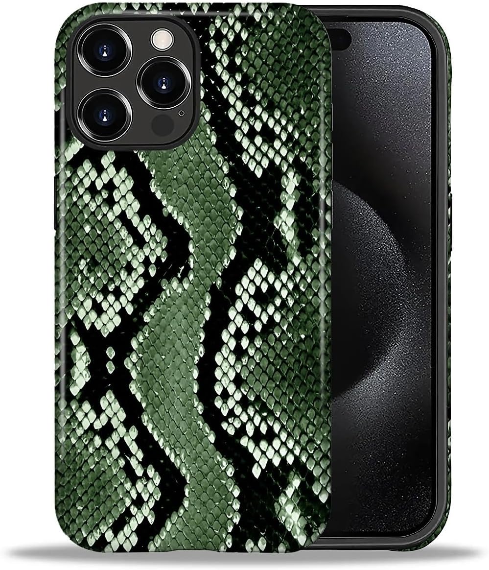 Amazon.com: Hensuske Compatible with iPhone 16 Pro Max Case, Green ...