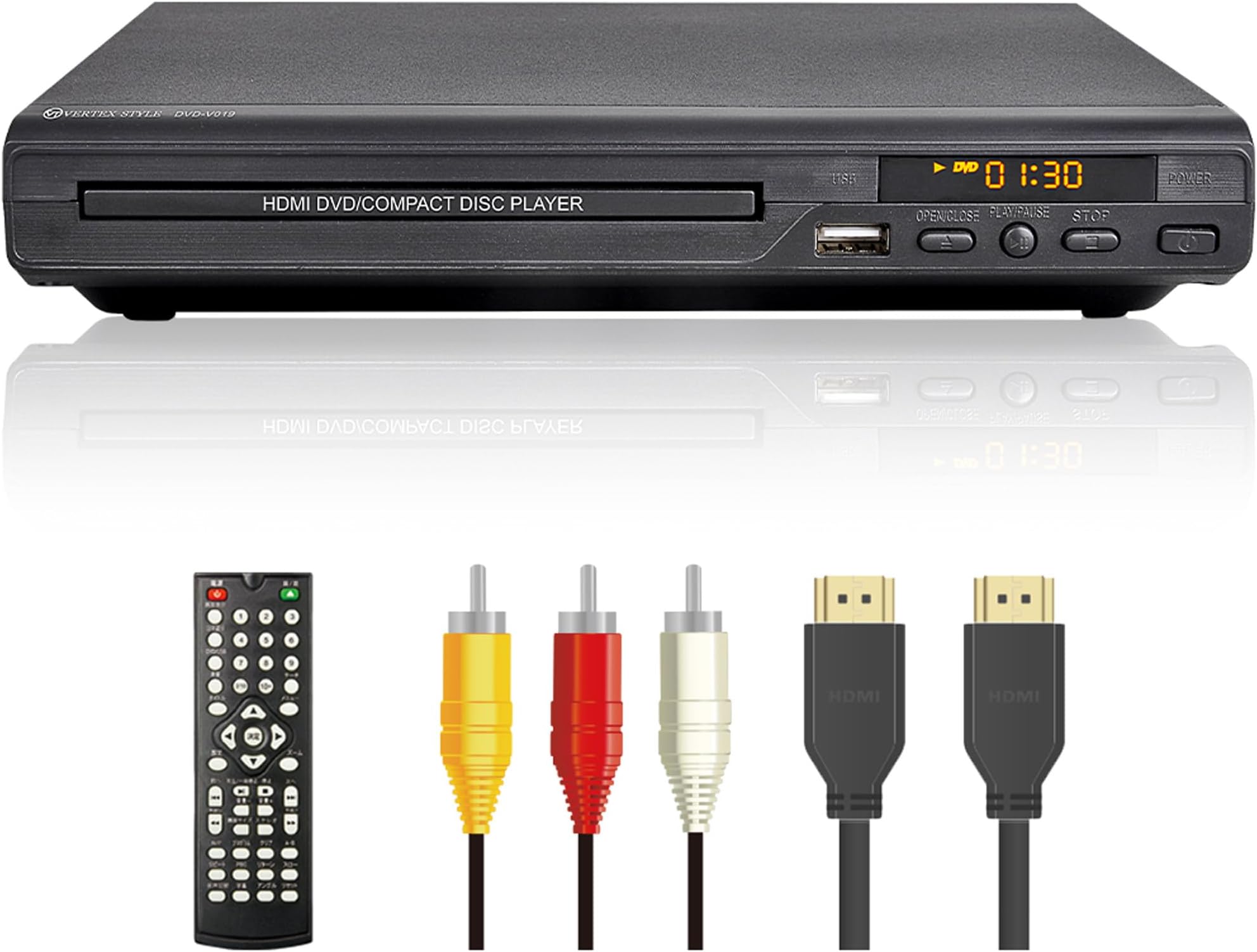 Amazon | [山善] キュリオム DVDプレーヤー CPRM対応 再生専用 HDMIケーブル付き CDVP-42HD(B) | DVDプレーヤー 通販