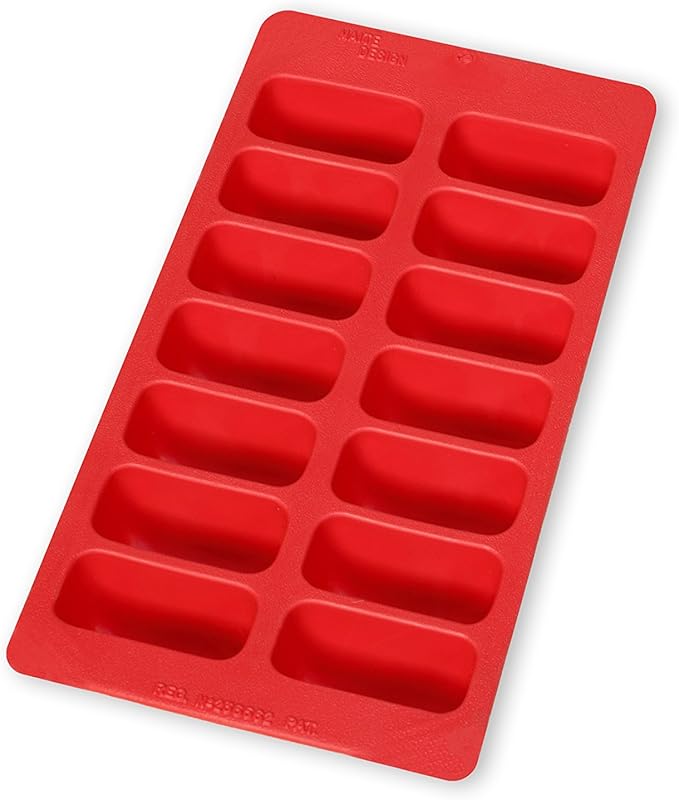 Amazon.com: Lekue Rectangular Ice Cube Tray, Red: Home & Kitchen