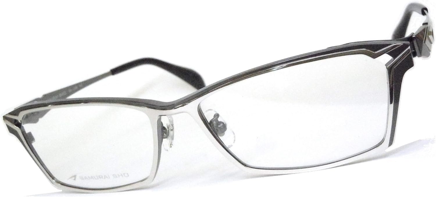 Amazon | [SAMURAI SHO] サムライ翔 仁No.45 SS-J209#2 ダークグレー/シルバー 最新2021年モデル 正規取扱店品 | ファッション眼鏡 通販