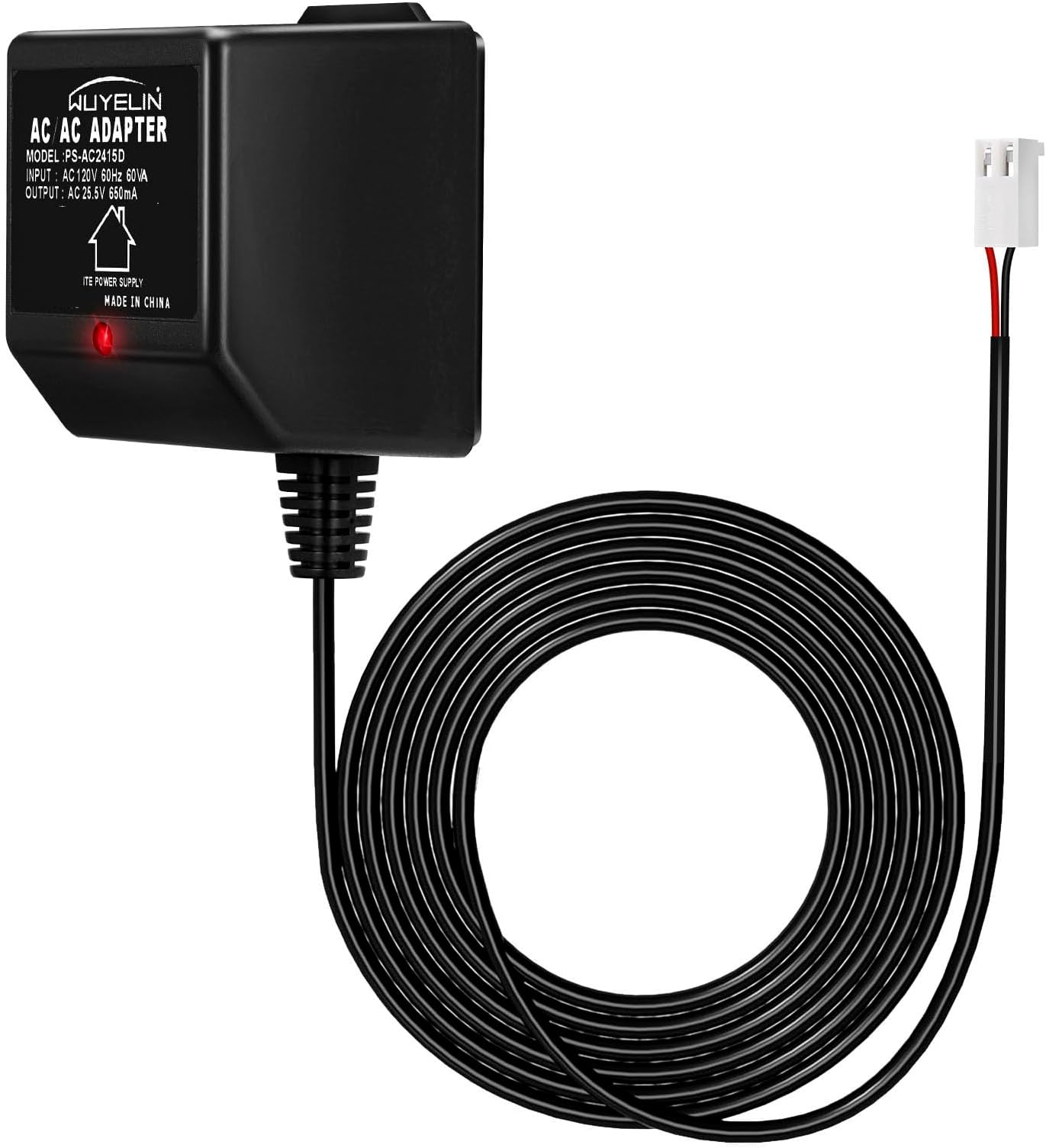 Amazon.com : 25.5V AC 650mA Sprinkler Timer Power Adapter，Replacement ...