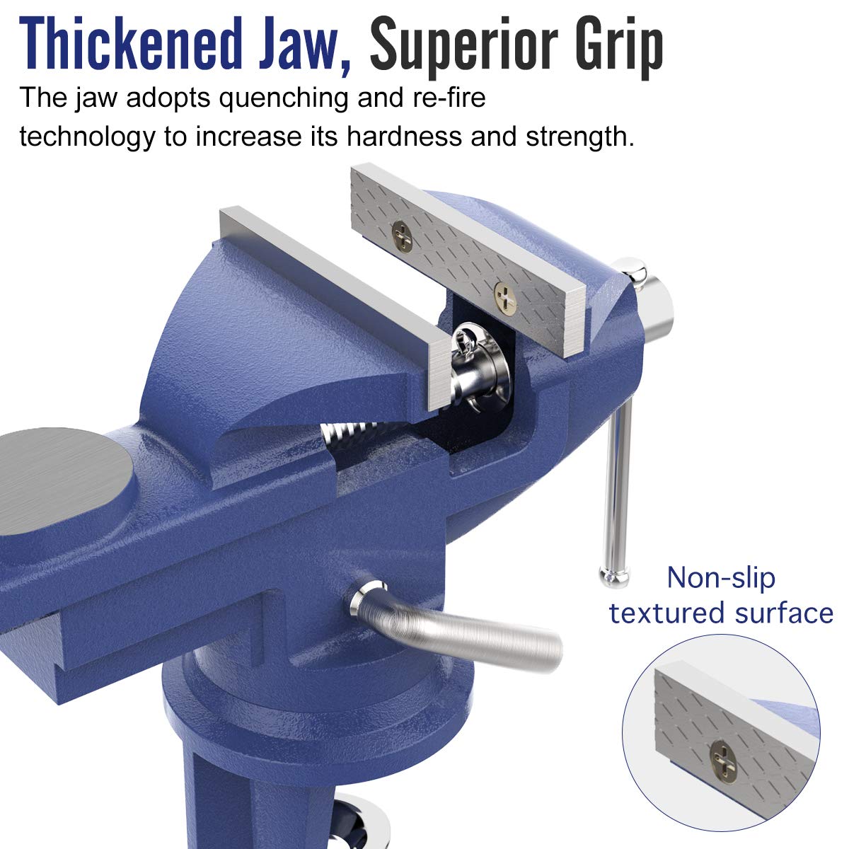 Universal Ball Joint Swivel Vise With Vacubase VVW&LIU Ball Joint