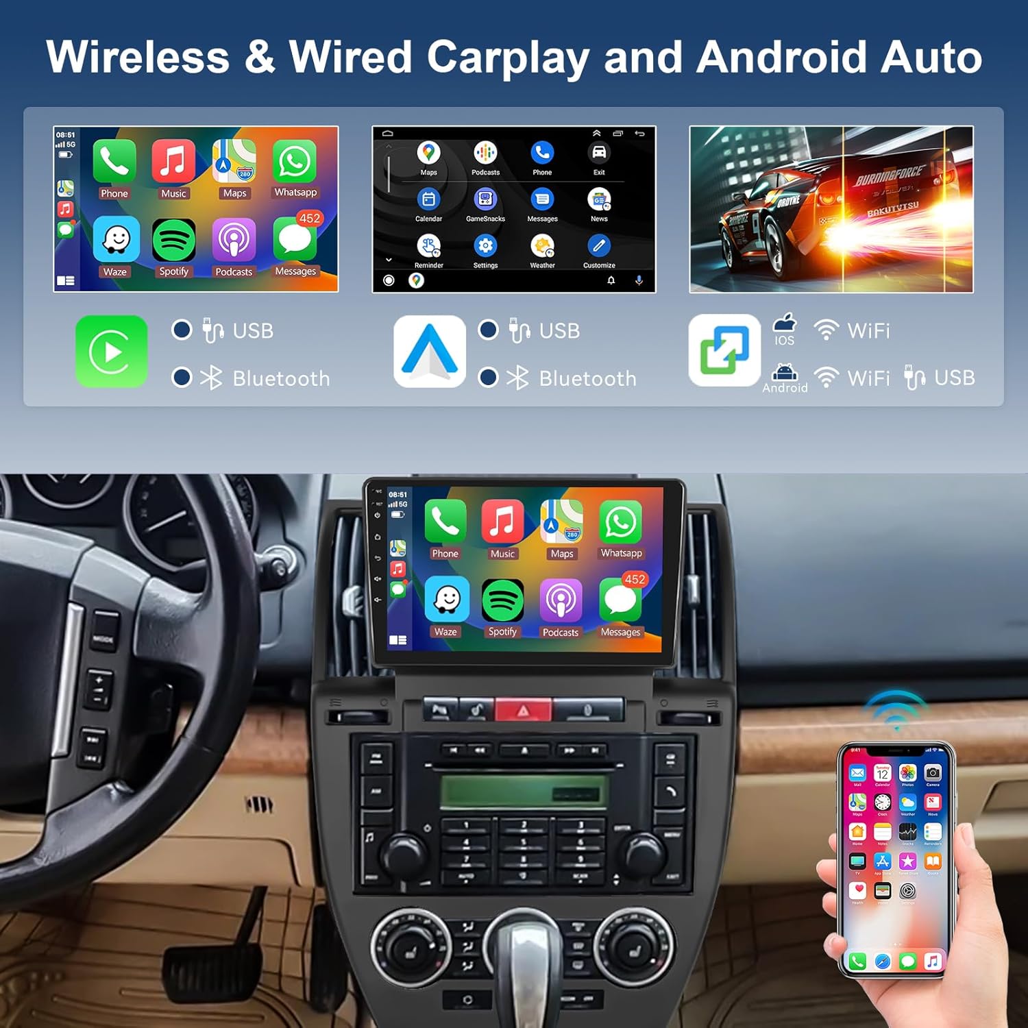 Hodozzy Android Autoradio User Manual for Land Rover Freelander 2 (2007 ...