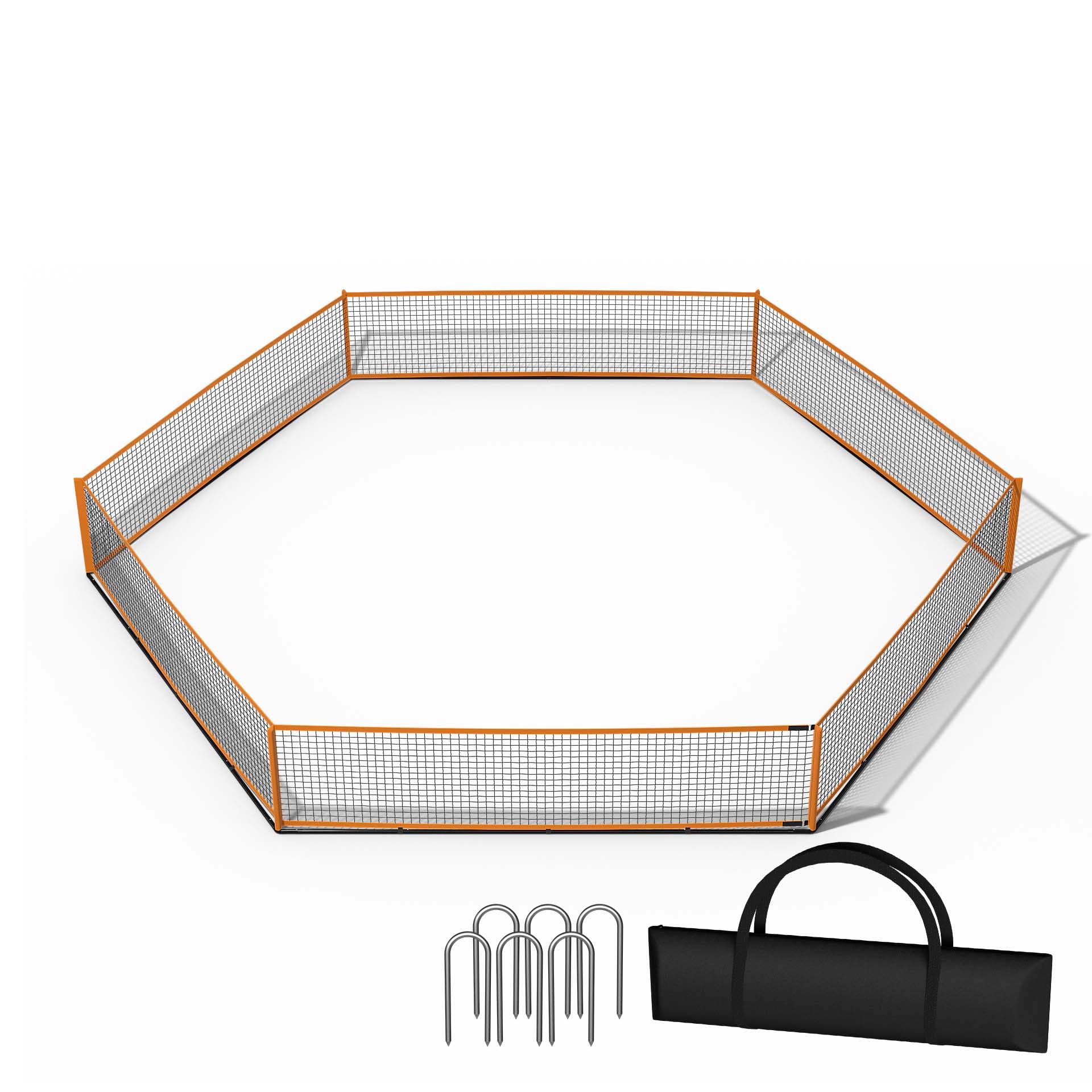 Amazon.com: MR Portable Gaga Ball Pit 20ft, Portable Gaga Pit for ...