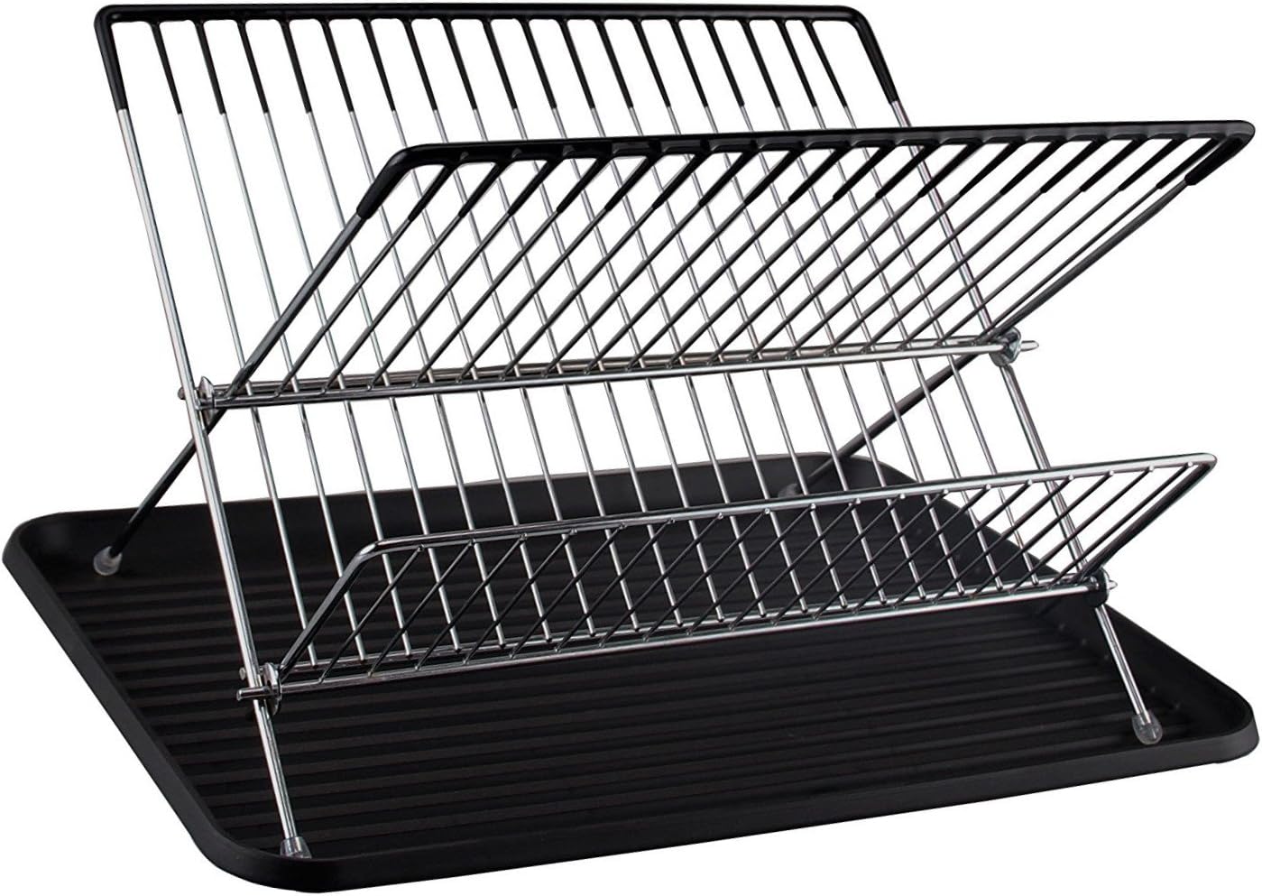 Chrome Plated Folding Dish Drainer Small : Amazon.co.uk: Home & Kitchen