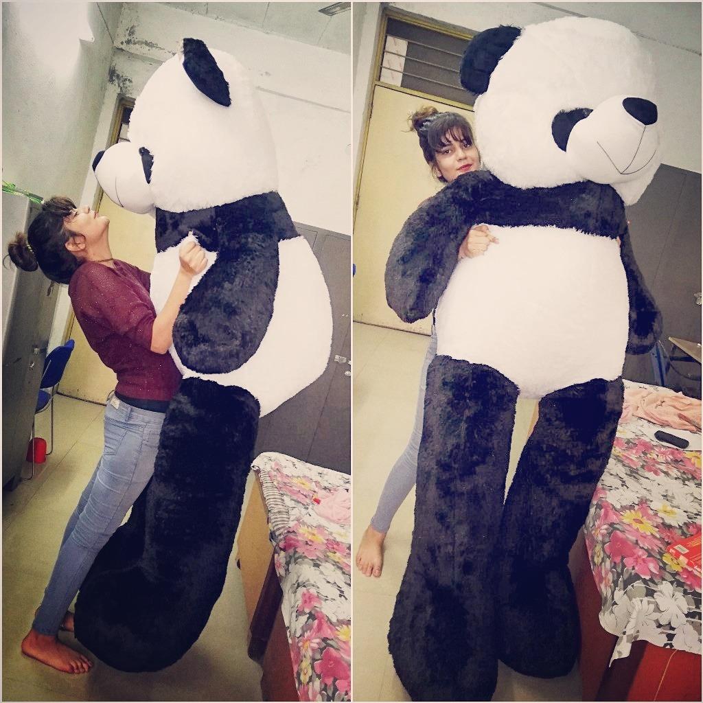 Buy Grabadeal Super Giant 7 Feet Lifesize Panda Teddy Bear Soft Toy ...