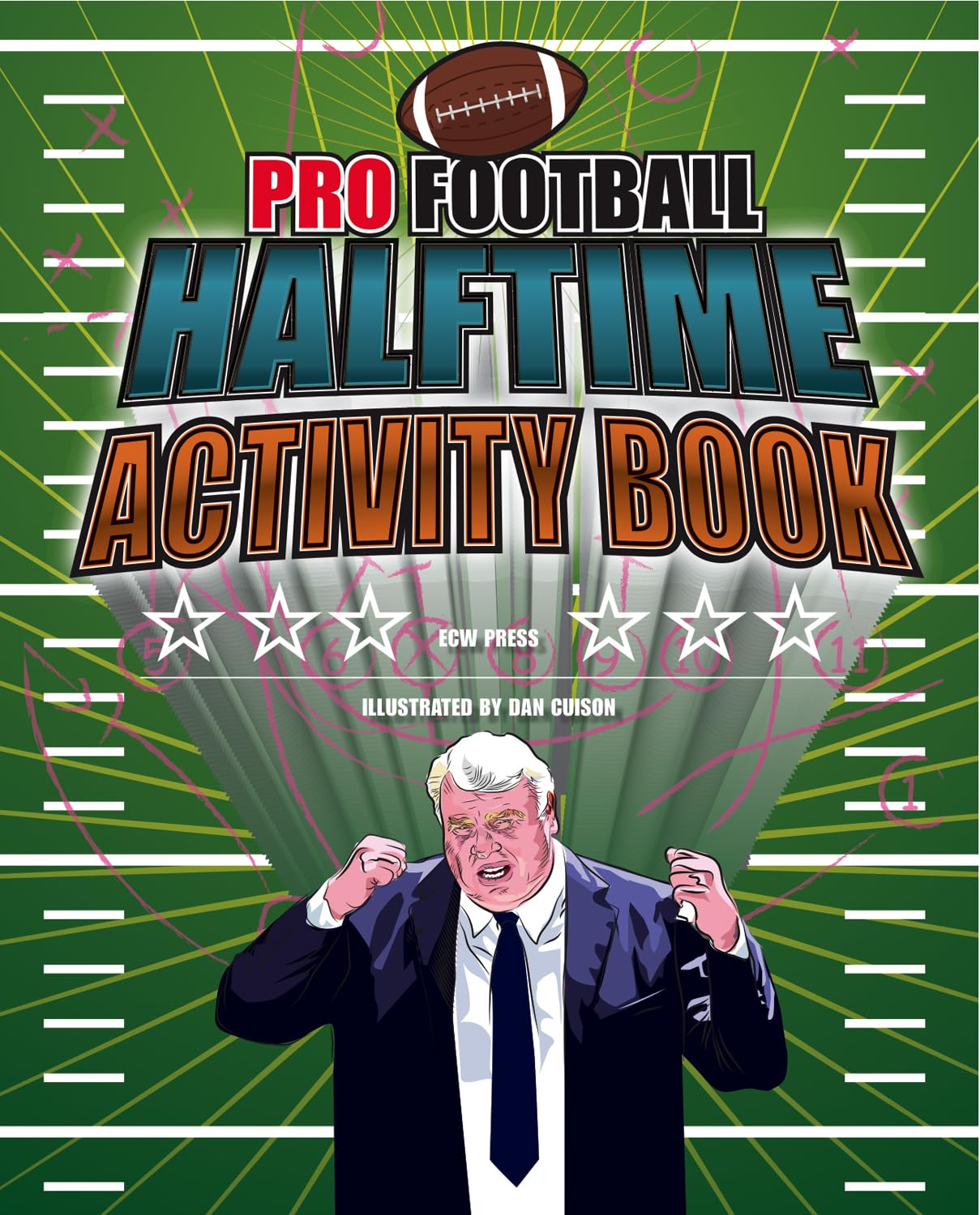 Pro Football Halftime Activity Book: Cuison, Dan: 9781550229073: Amazon ...