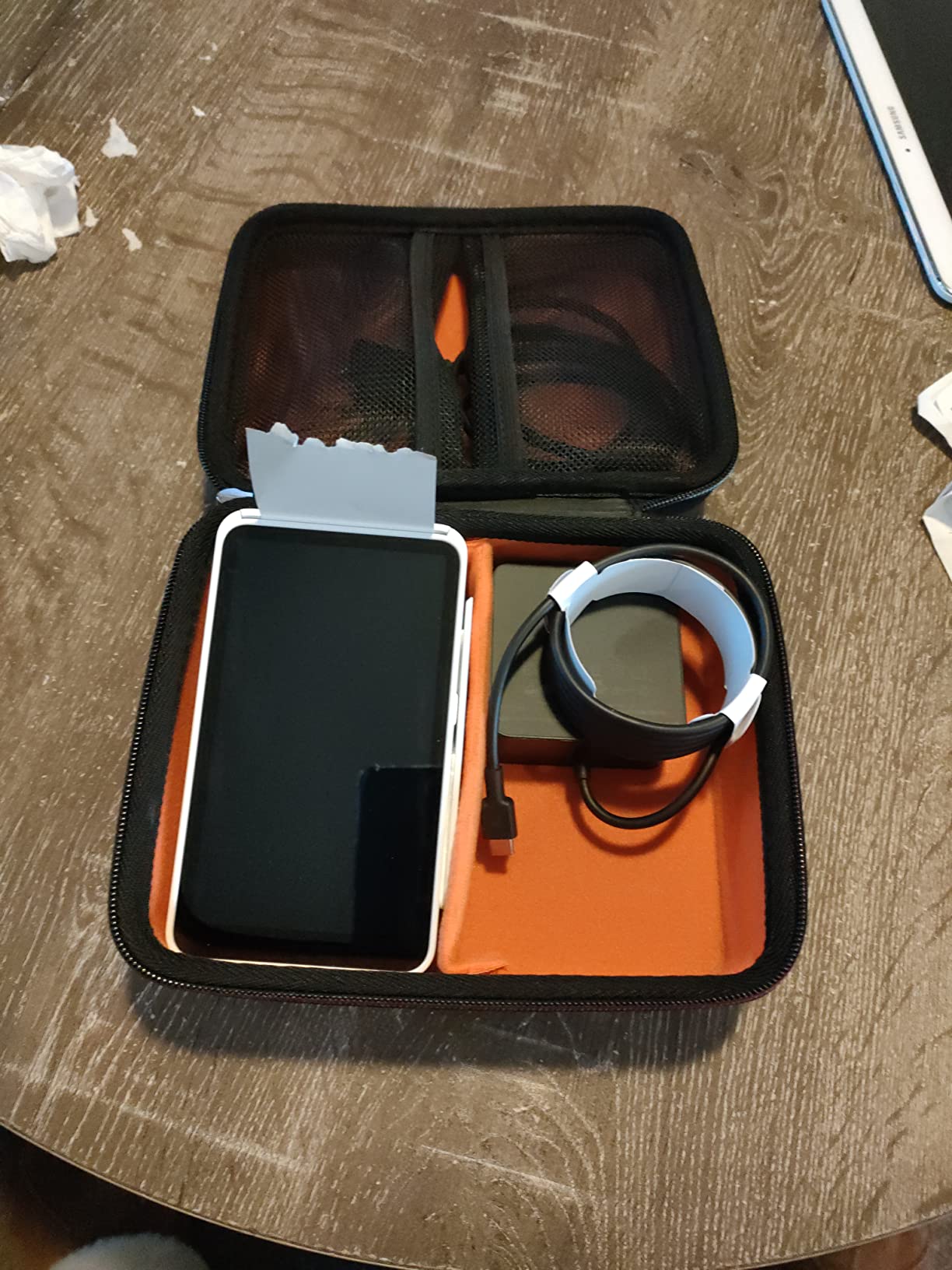 Mchoi Hard EVA Travel Case for Square Terminal, Printer Paper and ...