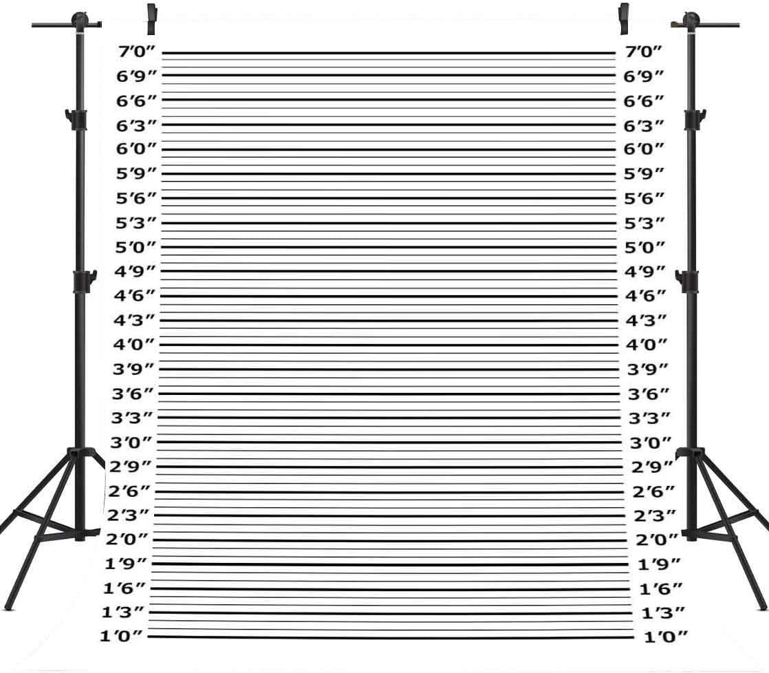Amazon.com : FHZON 5x7ft Mugshot Backdrop Mug Shots Prison Police ...