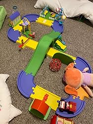 Amazon.com: Peppa Pig All Around Peppa’s Town Playset with Car Track ...