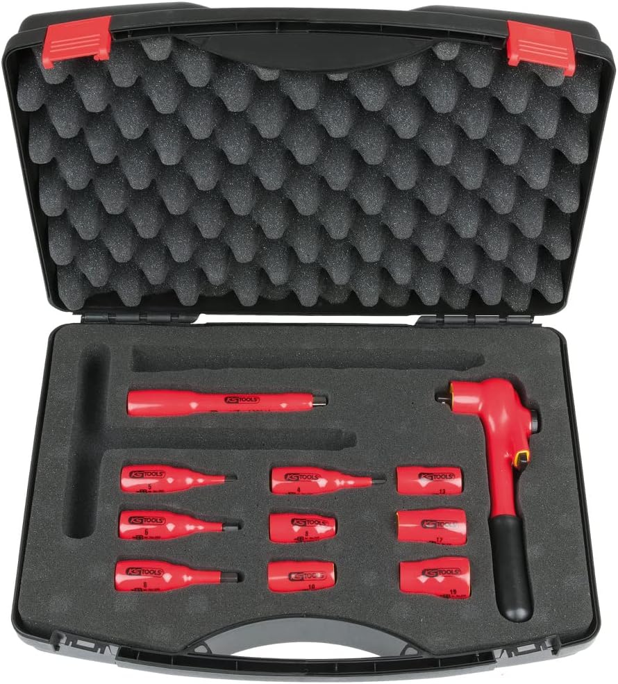 Amazon.com: KS TOOLS 117.1887 3/8" Insulated Socket Wrench Set, 11 pcs ...