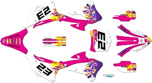 Kalair GFX Graphics Kit for Kawasaki KX 85 (2022-2023) Throwback Series ...