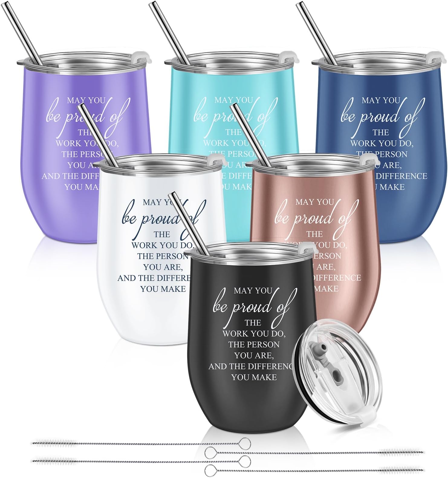 Amazon.com: 6 Pcs Thank You Coffee Mugs Christmas Appreciation Gifts ...