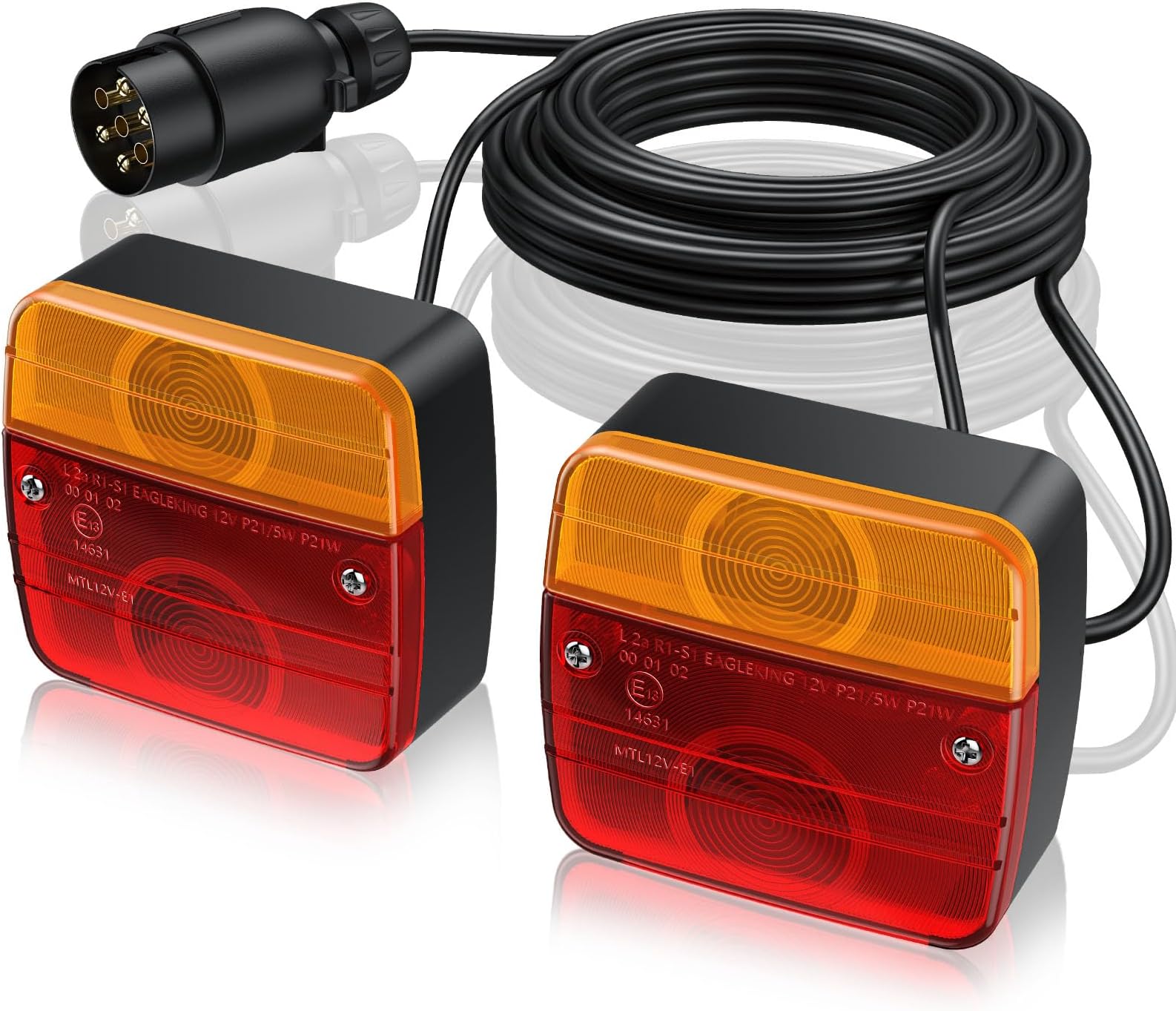 eSynic Trailer Light Set Professional 2pcs 12v Rear Tail Light Trailer ...