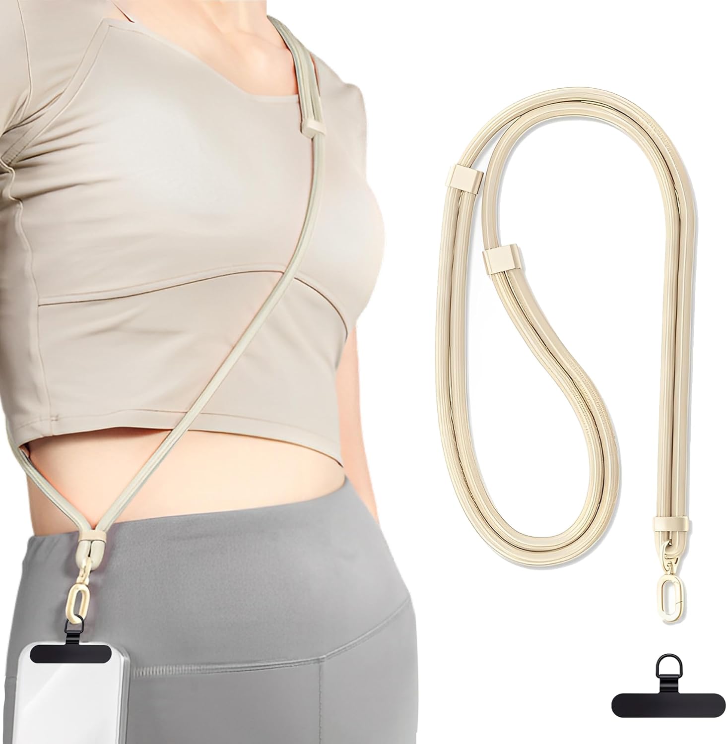 Amazon.com: ZXZone Phone Strap*1 Phone Tether Tab*1 Adjustable Neck ...