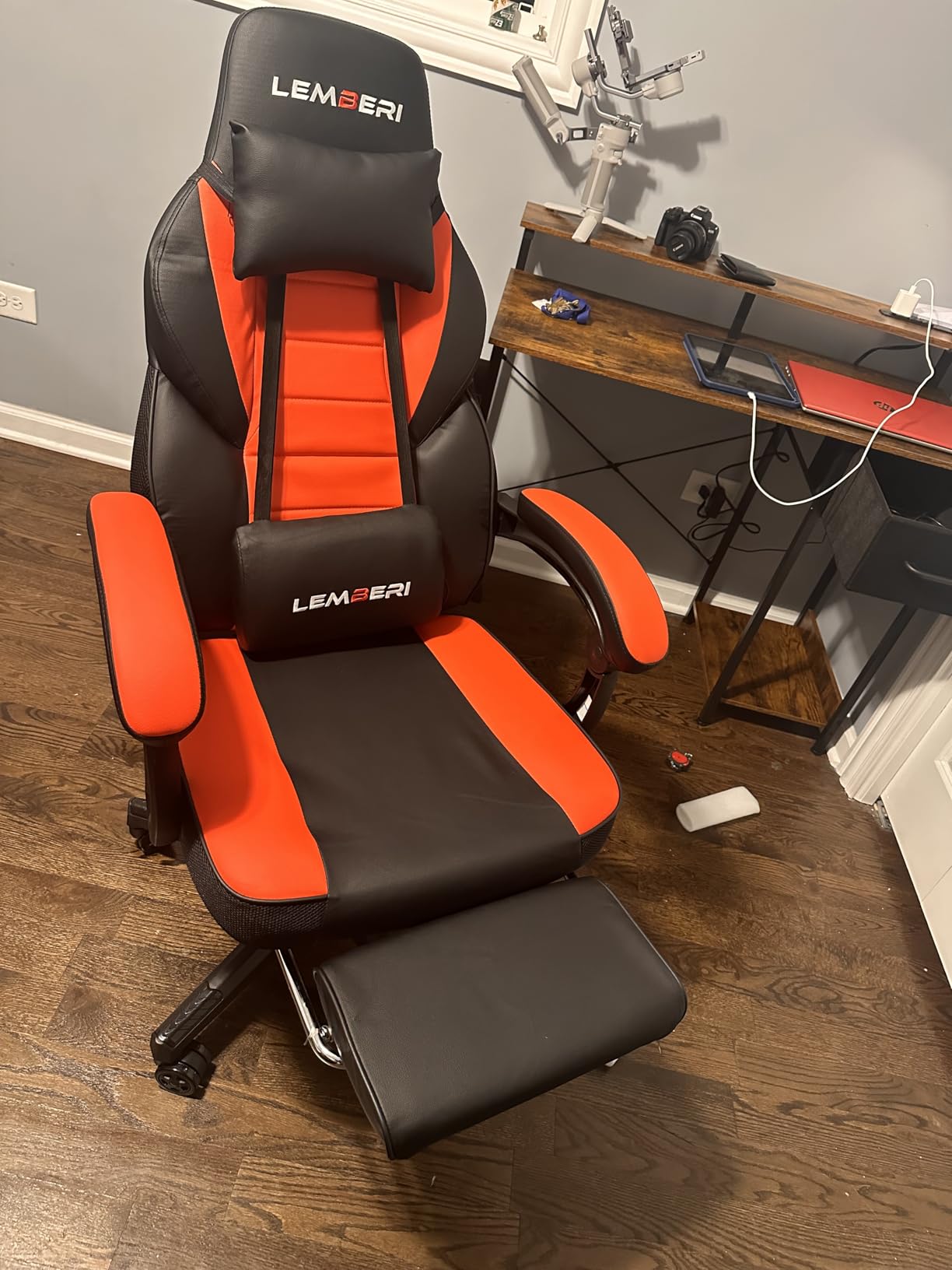 $18/mo - Finance LEMBERI Gaming Chair with Footrest, Ergonomic Video ...