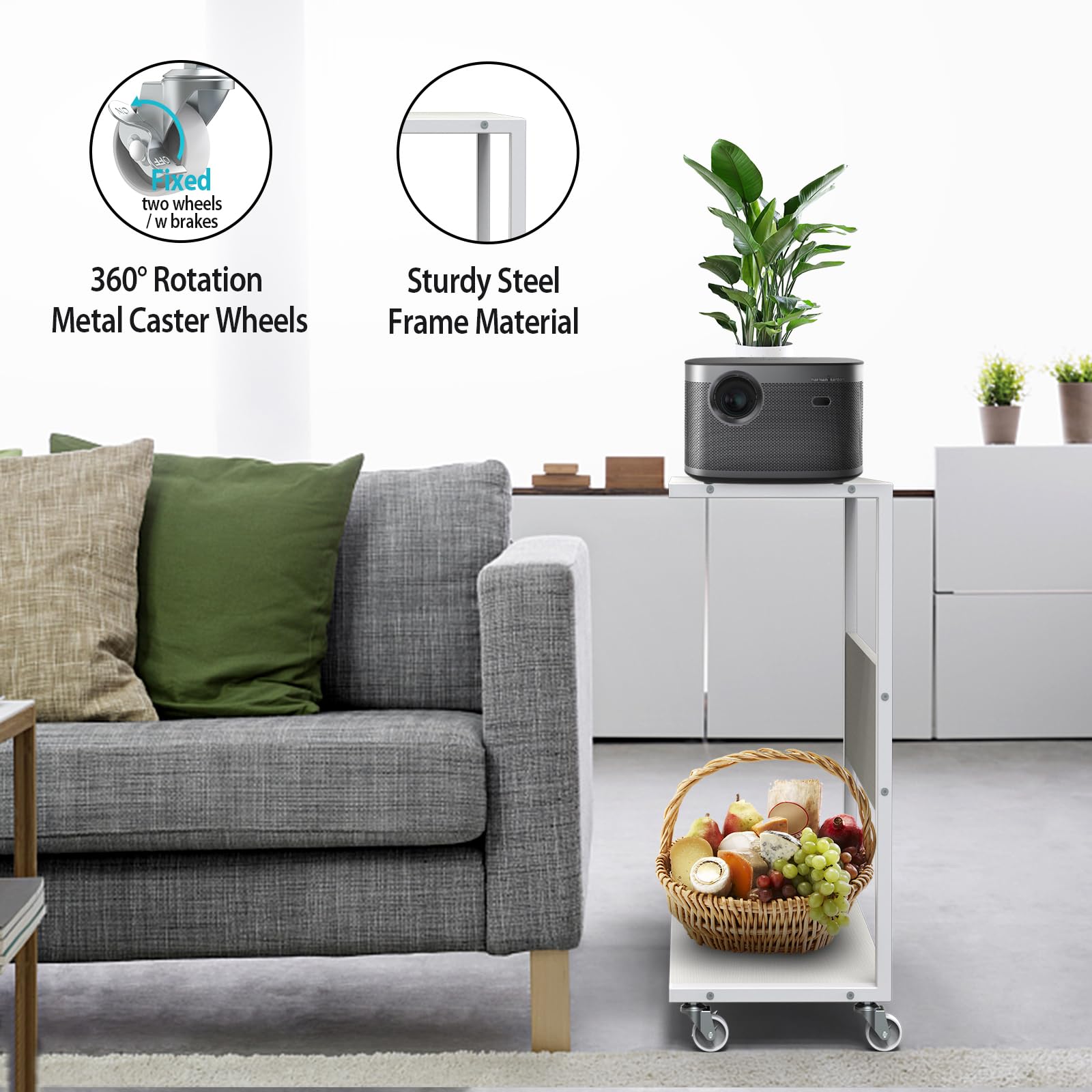 Snapklik.com : Computer Tower Stand, 2-Tier Extra Larger Gaming Full ...