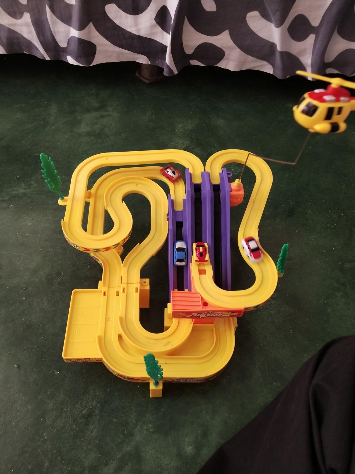 Buy Wei Dey Track N Tracer Automatic Car Racing Toy Kit with Rotating ...